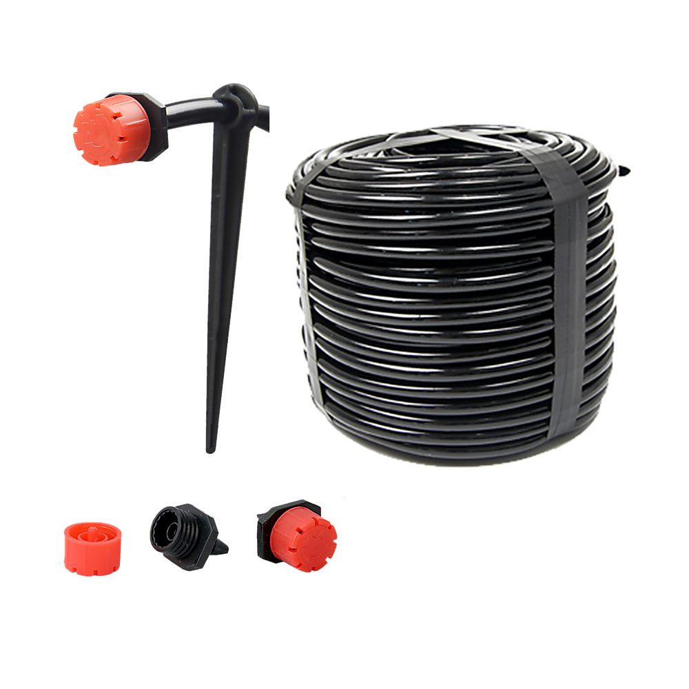 50M Hose Garden Irrigation System Plant Watering DIY Micro Drip Kits ...